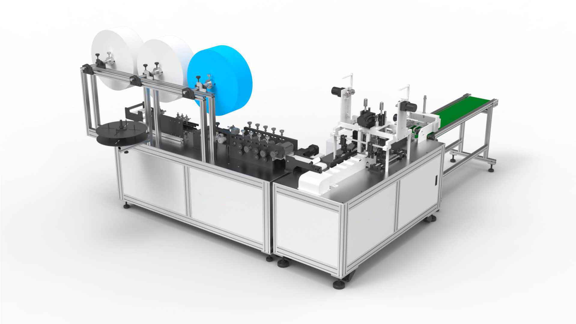 Surgical mask making machine 3 ply auto non woven mask machine medical ...