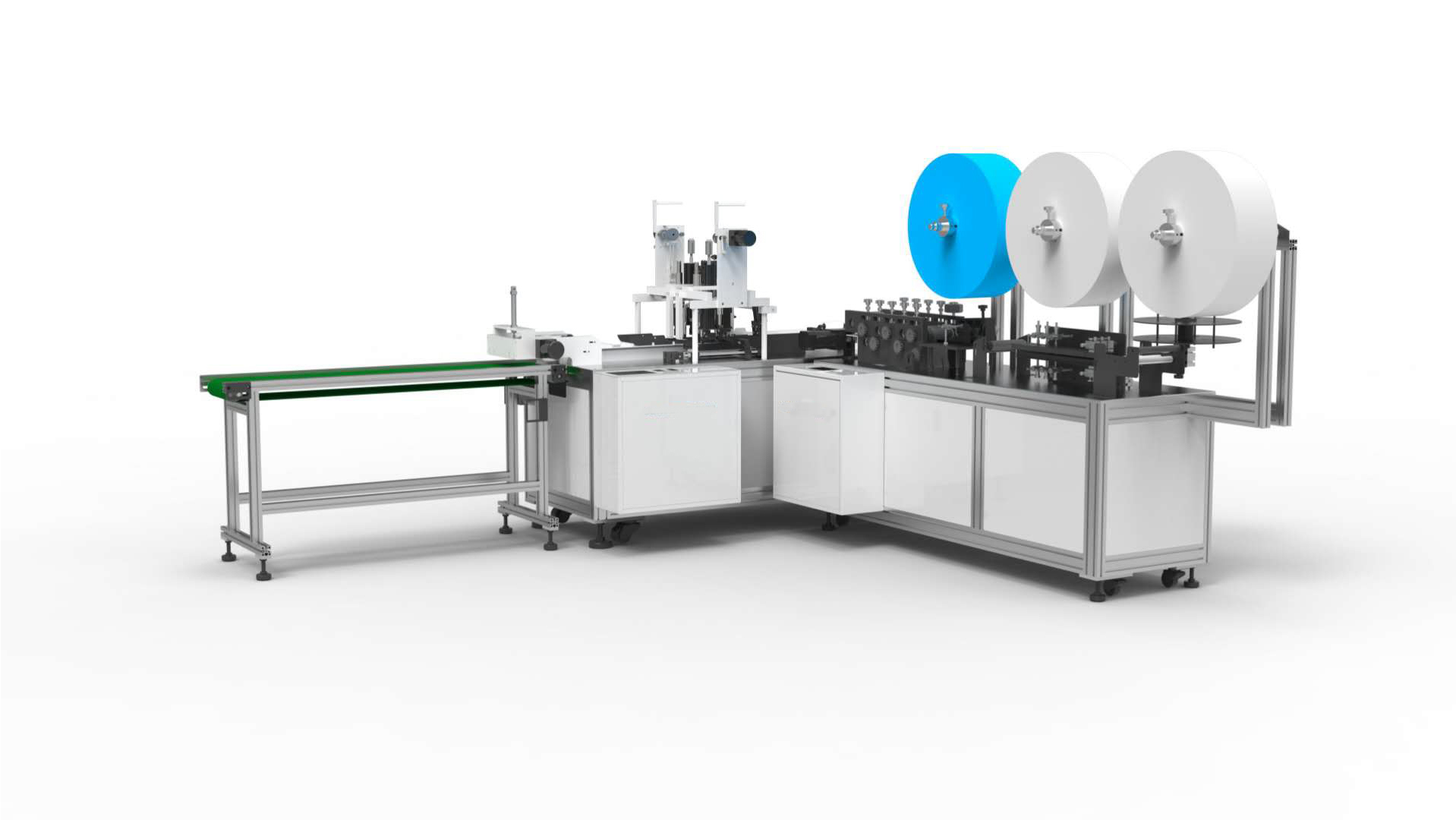 Surgical mask making machine 3 ply auto non woven mask machine medical ...