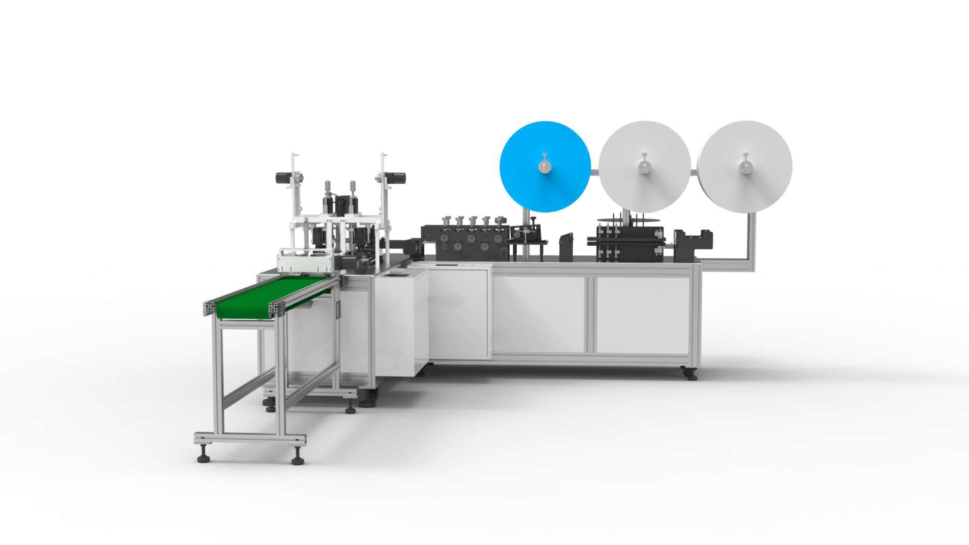 Surgical mask making machine 3 ply auto non woven mask machine medical ...